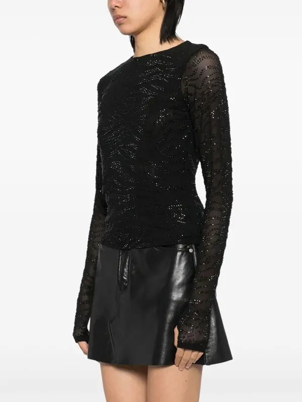 Alice + Olivia Delaina Embellished Top