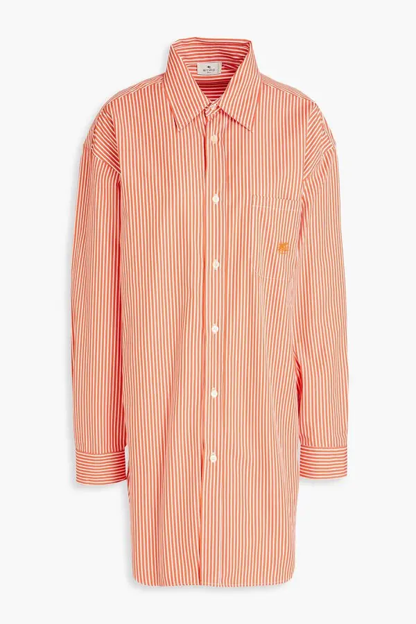 Etro Striped Cotton-poplin Shirt