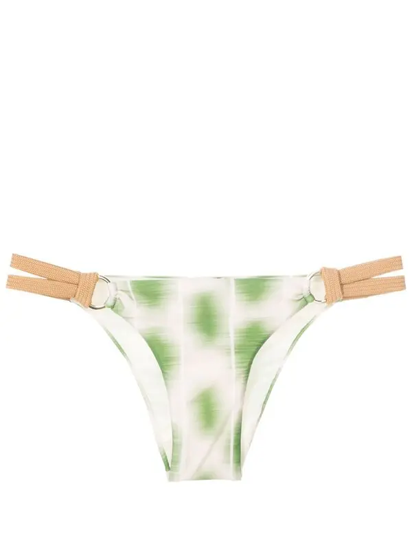 LENNY NIEMEYER Abstract-print Bikini Bottom - White