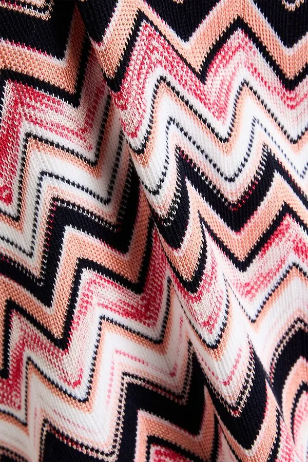 Missoni Oversized Crochet-knit Wool-blend Sweater - Multicolor