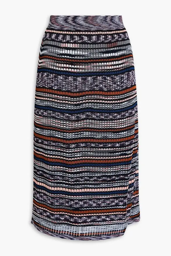 Missoni Spacedyed Ribbed-knit Skirt