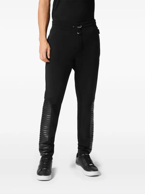 Philipp Plein Leather-inserts Track Pants