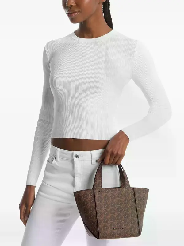 Michael Kors Jordi Small Tote Bag - Brown
