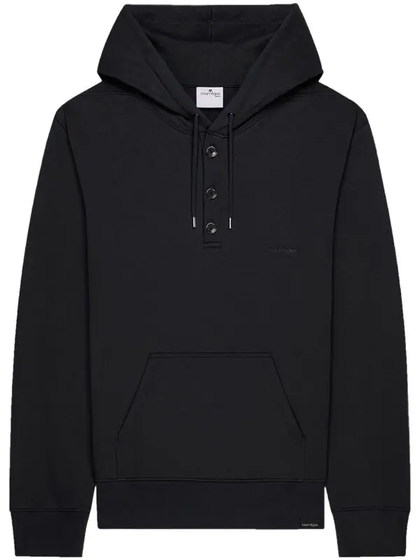 COURREGES Buttoned Hoodie