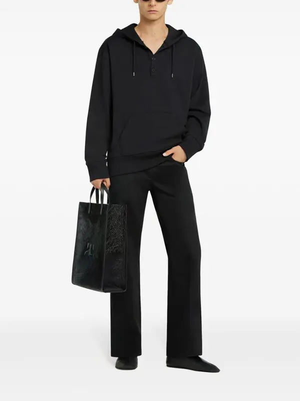 COURREGES Buttoned Hoodie