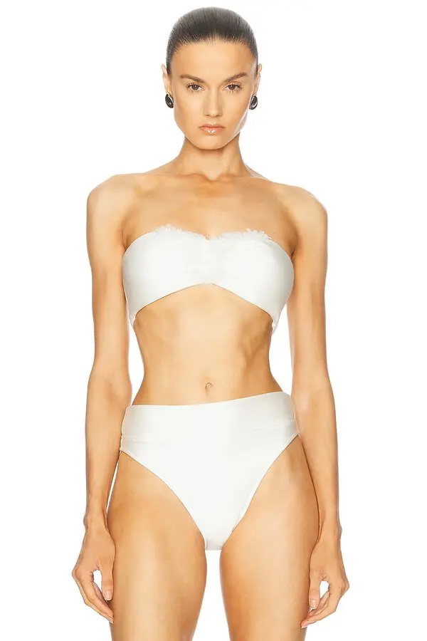 Cult Gaia Ursula Bikini Top - Off White