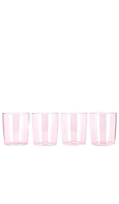 HAWKINS NEW YORK Essential Glass Medium Set Of 4 - Blush