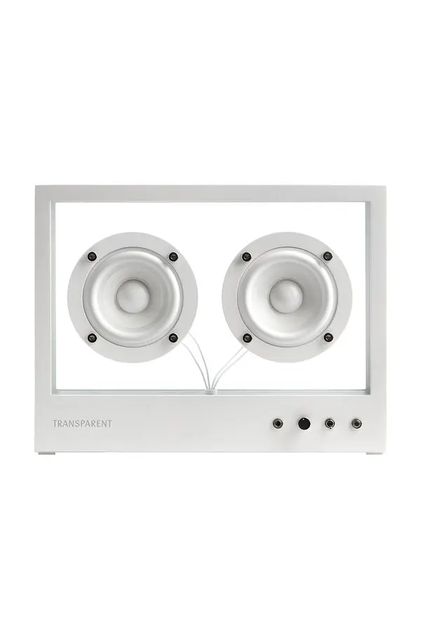 TRANSPARENT Small Speaker - White