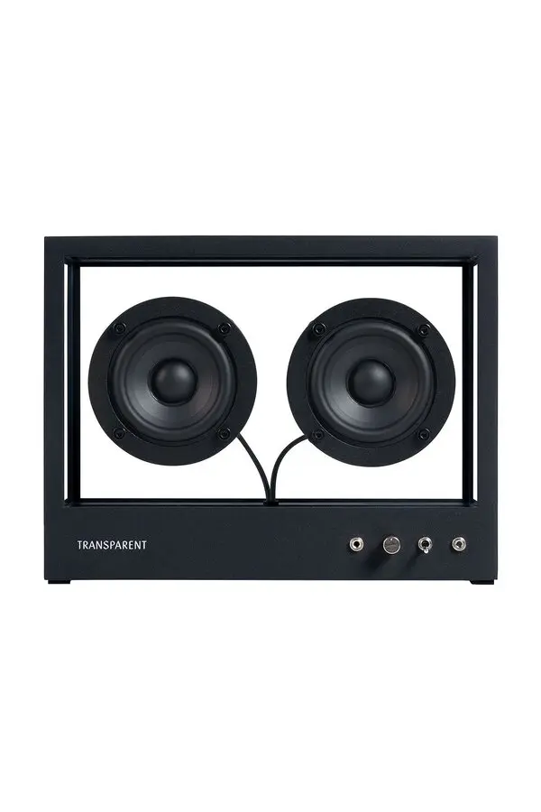 TRANSPARENT Small Speaker - Black