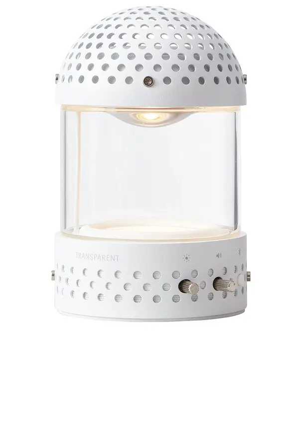 TRANSPARENT Light Speaker - White