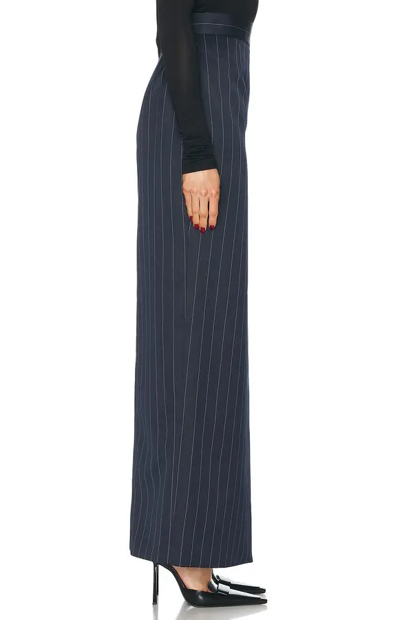 LAQUAN SMITH Long Striped Skirt