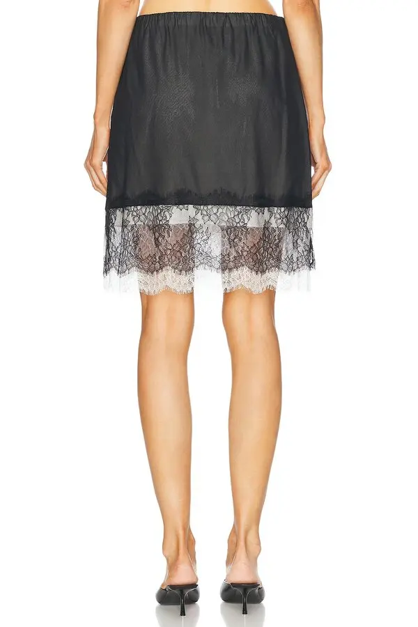 Helmut Lang Lace Mini Skirt