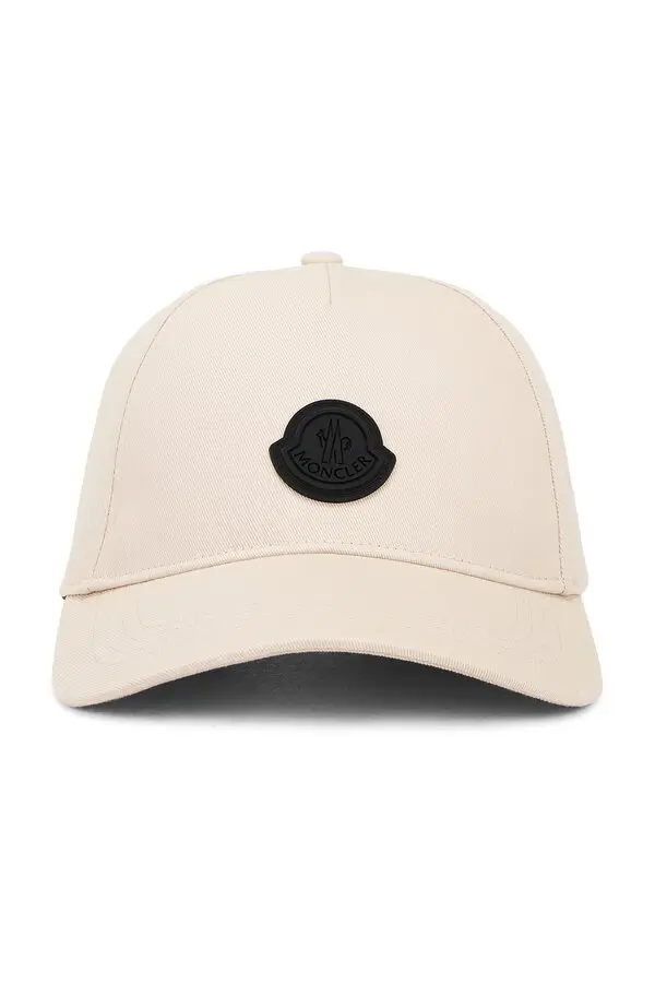 Moncler Baseball Cap - Silk White