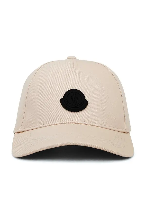 Moncler Baseball Cap - Silk White