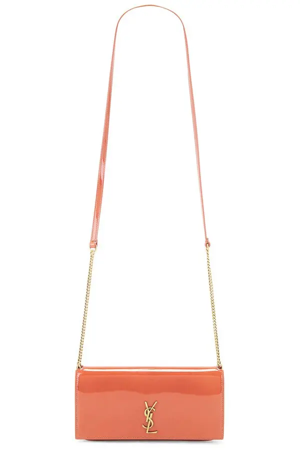 Saint Laurent Phone Holder Chain Bag - Mild Rose