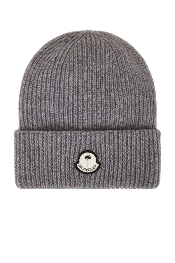 Moncler X Palm Angels Beanie - Grey