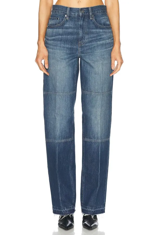 Helmut Lang High-waisted Straight-leg Jeans