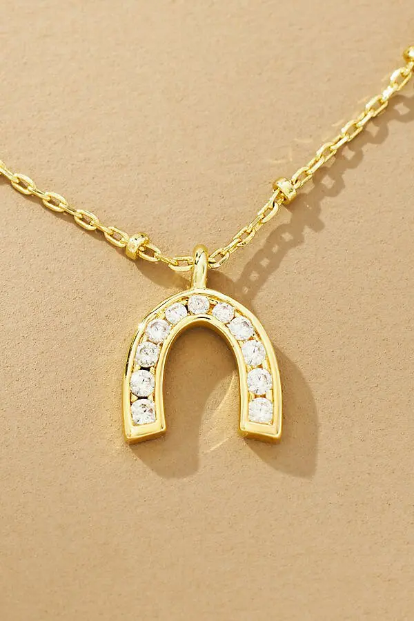 UNCOMMON JAMES Horseshoe Pendant Necklace