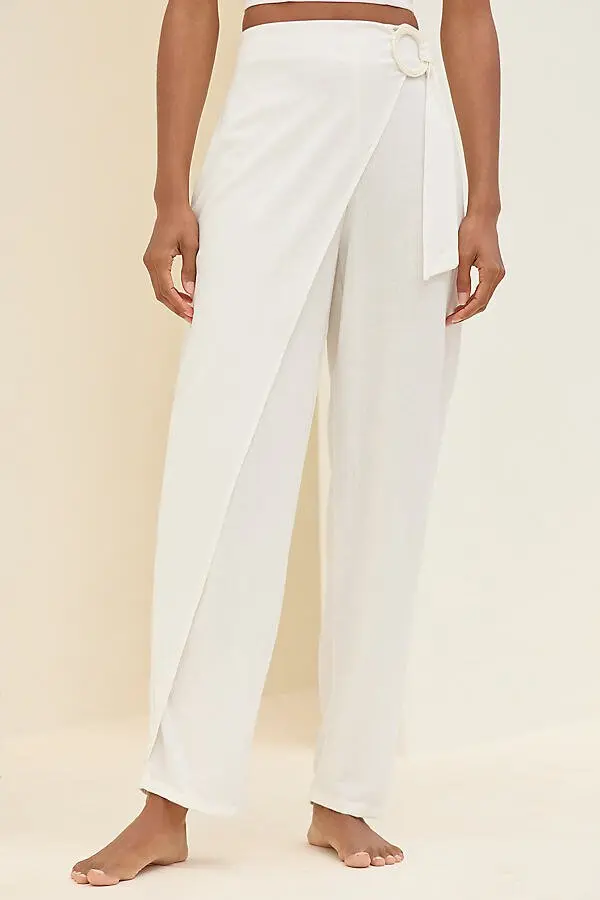Peixoto Scarlet Pull-on Pants - White