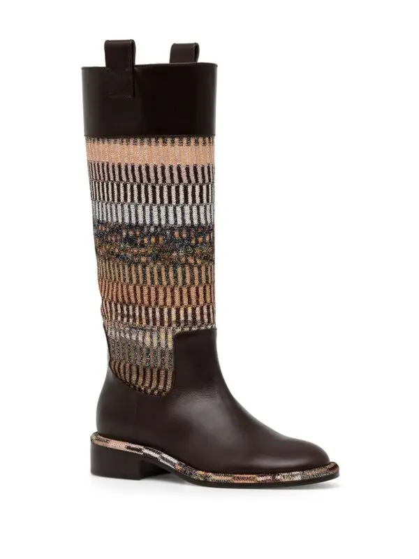 Missoni Panelled Knee-high Boots