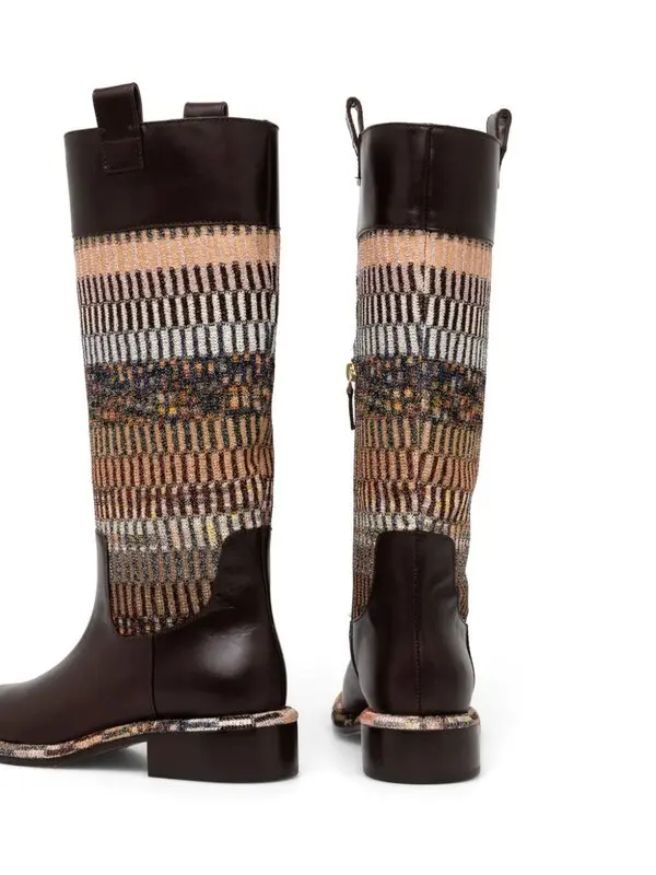 Missoni Panelled Knee-high Boots