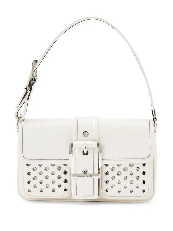 Michael Kors Colby Shoulder Bag - White