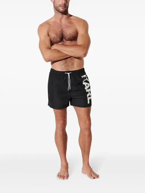 Karl Lagerfeld Logo Swim Shorts