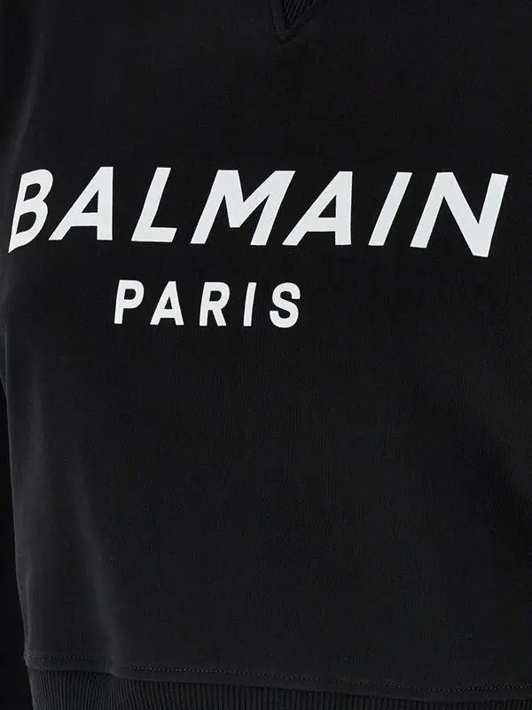 Balmain Logo Sweatshirt - Black