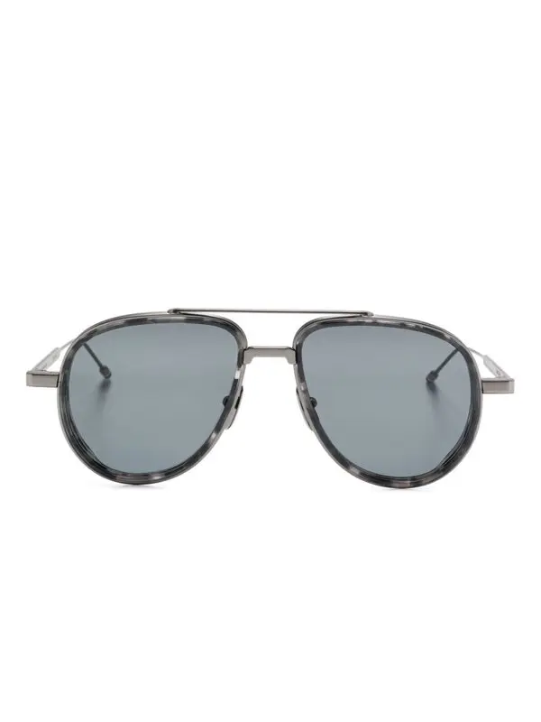 Thom Browne Pilot-frame Sunglasses - Grey