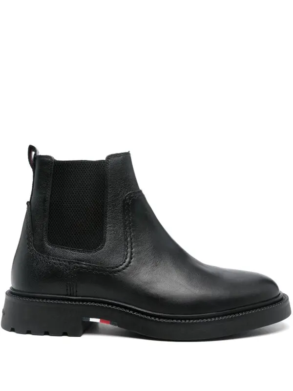 Tommy Hilfiger Leather Chelsea Boots