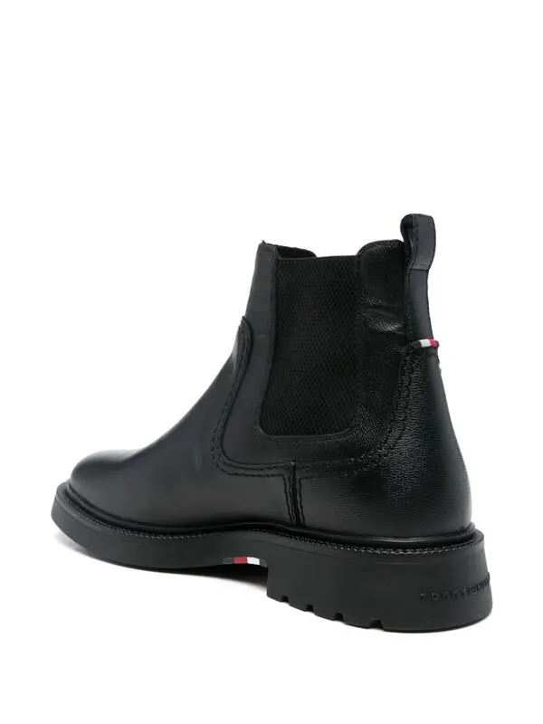 Tommy Hilfiger Leather Chelsea Boots