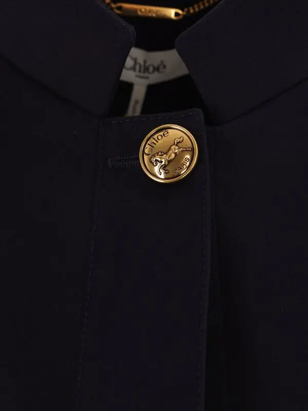 Chloé Epaulettes Cropped Jacket