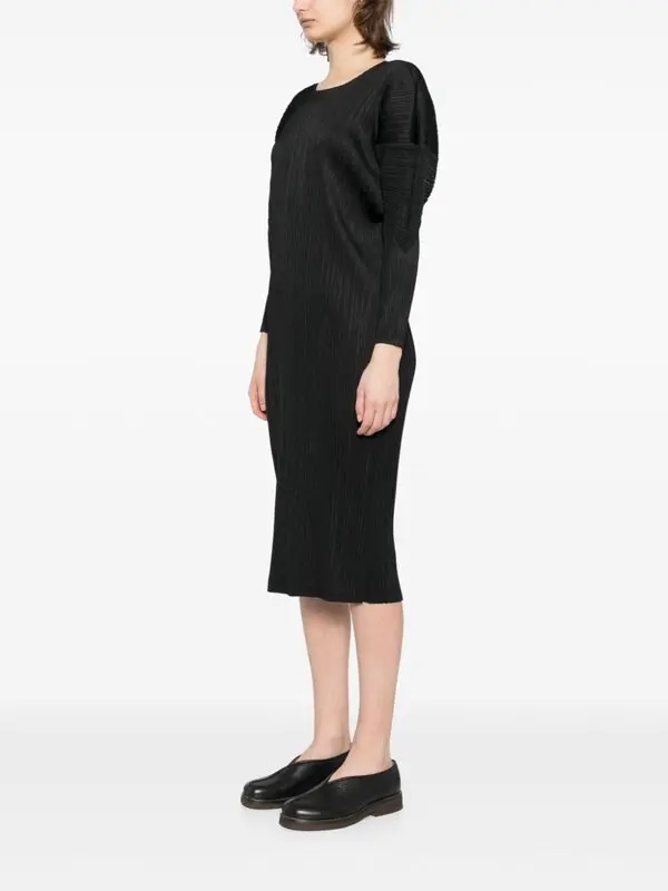 Issey Miyake Monthly Colors: February Midi Dress - Black
