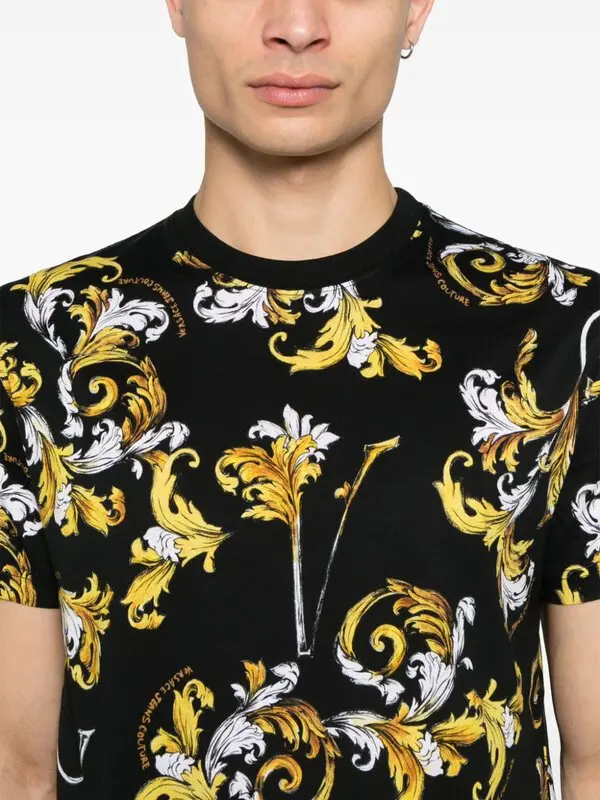 Versace Barocco-print T-shirt