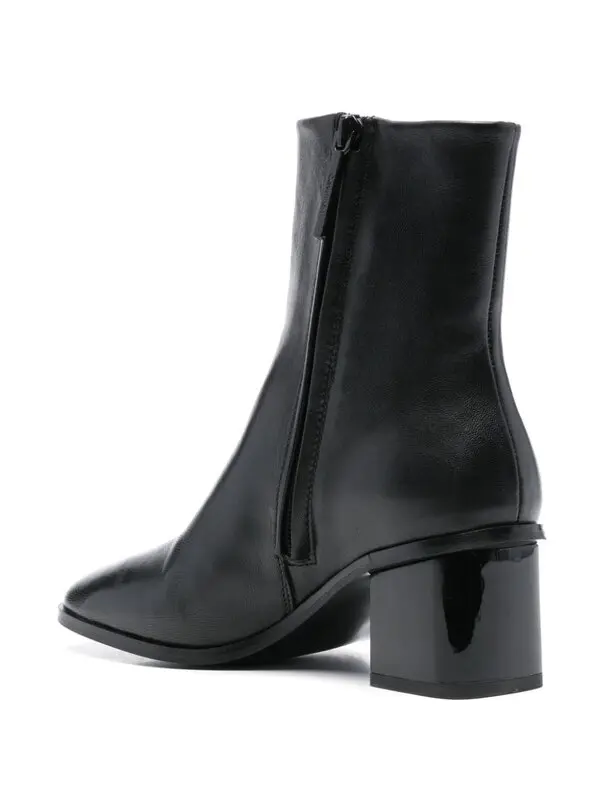 Calvin Klein 50mm Leather Square-toe Ankle Boots