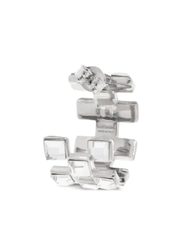Dolce & Gabbana Crystal Hoop Earring