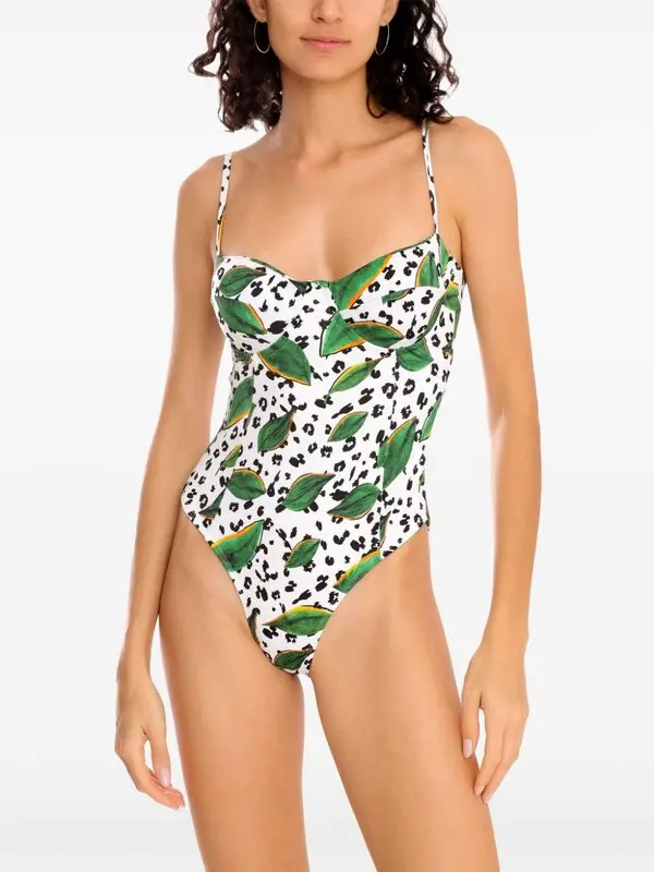 BRIGITTE Botanical-print Swimsuit