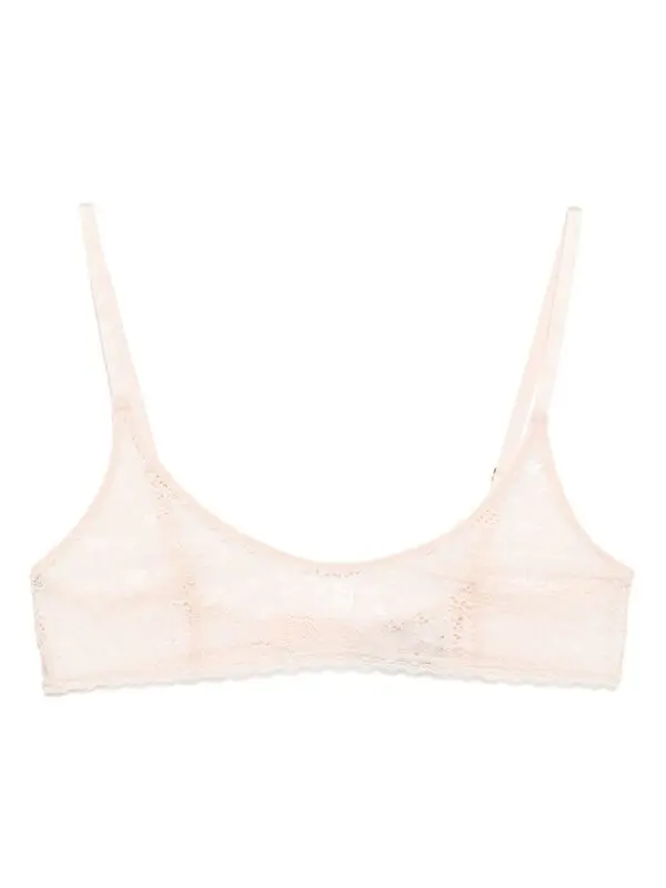 Kiki De Montparnasse Dahlia Soft Lace Bra - Pink