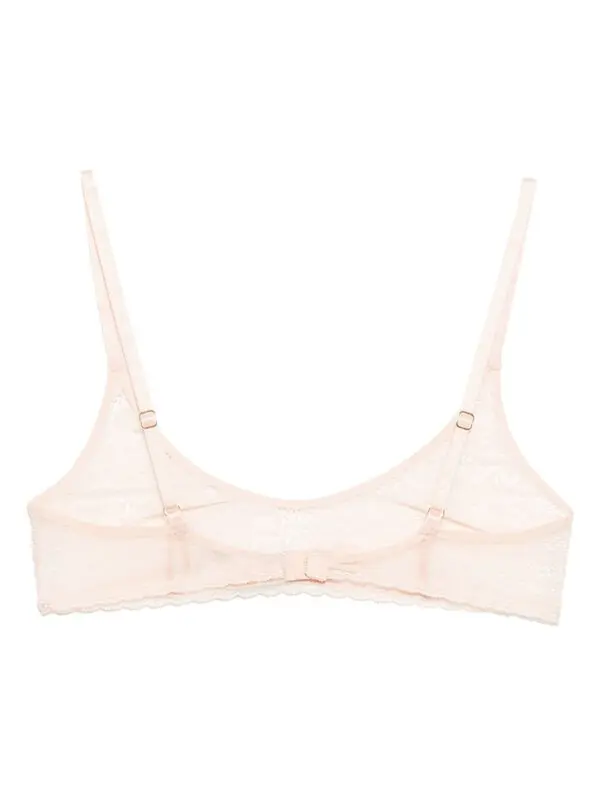 Kiki De Montparnasse Dahlia Soft Lace Bra - Pink