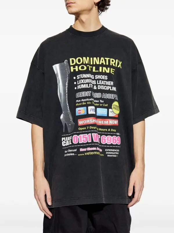 Vetements Text-print T-shirt