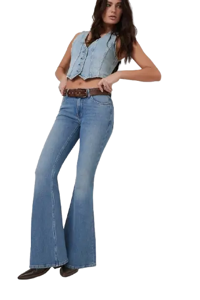 Free People We The Free Love Bomb Flare Jeans - Dynamite