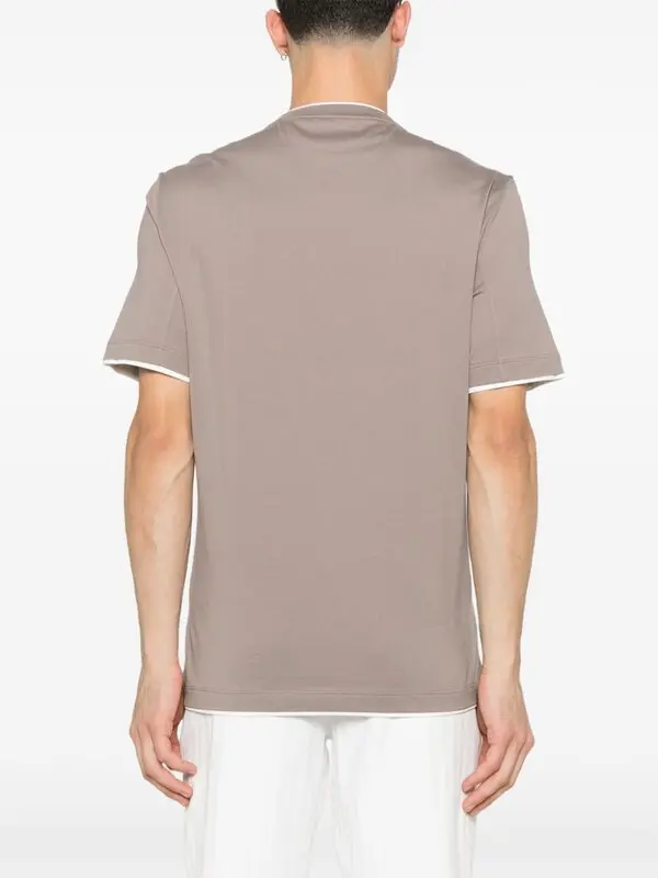 Brunello Cucinelli Layered-detail T-shirt