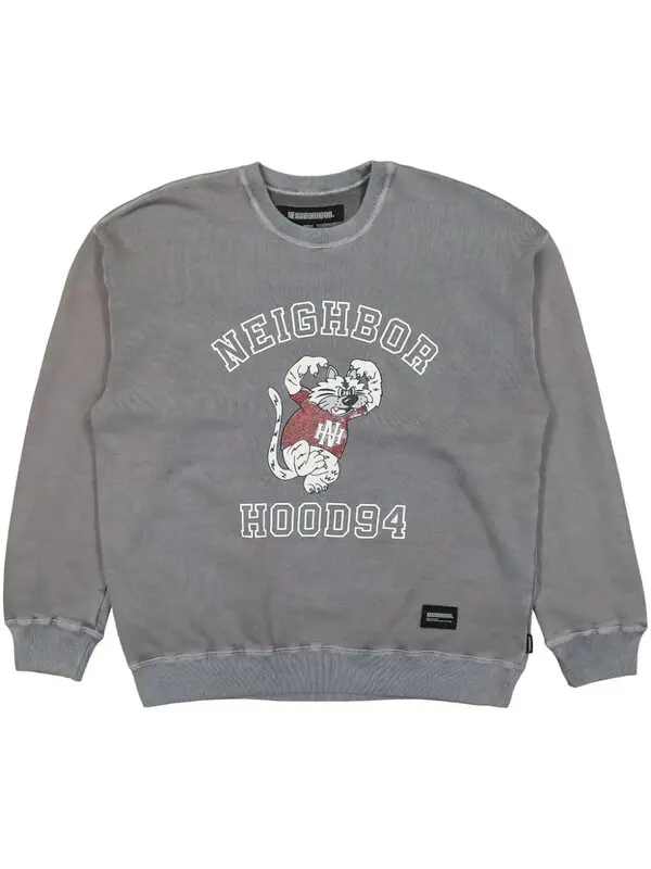 NEIGHBORHOOD Mascot-print Crewneck Sweatshirt