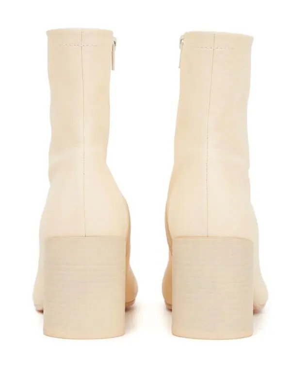 MAISON MARGIELA Anatomic 70mm Leather Ankle Boots - Neutrals