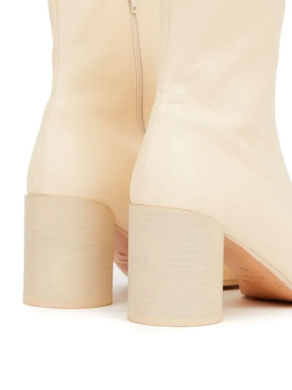 MAISON MARGIELA Anatomic 70mm Leather Ankle Boots - Neutrals