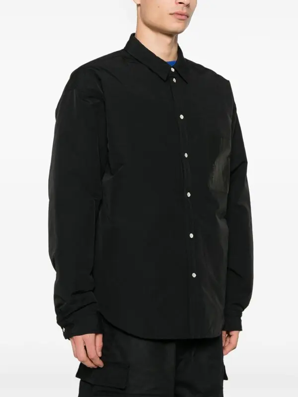 PURPLE BRAND Logo-print Shirt Jacket