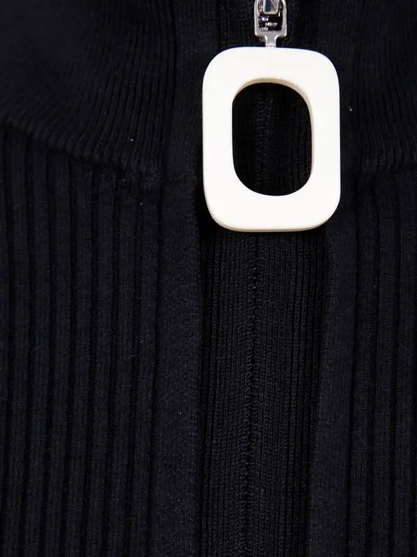 JW Anderson Zip-up Ribbed Cardigan