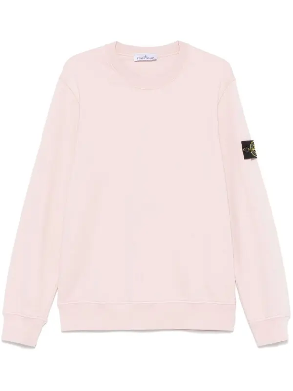 Stone Island Crewneck Sweatshirt With Compass Badge