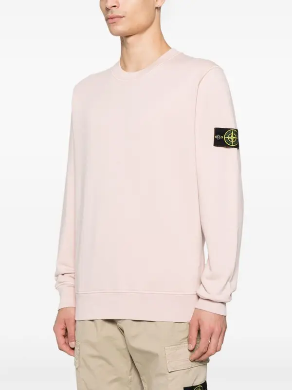 Stone Island Crewneck Sweatshirt With Compass Badge