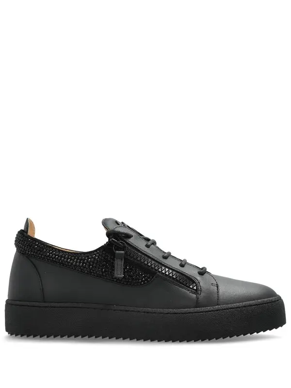 GIUSEPPE ZANOTTI Frankie Double-zip Low-top Sneakers